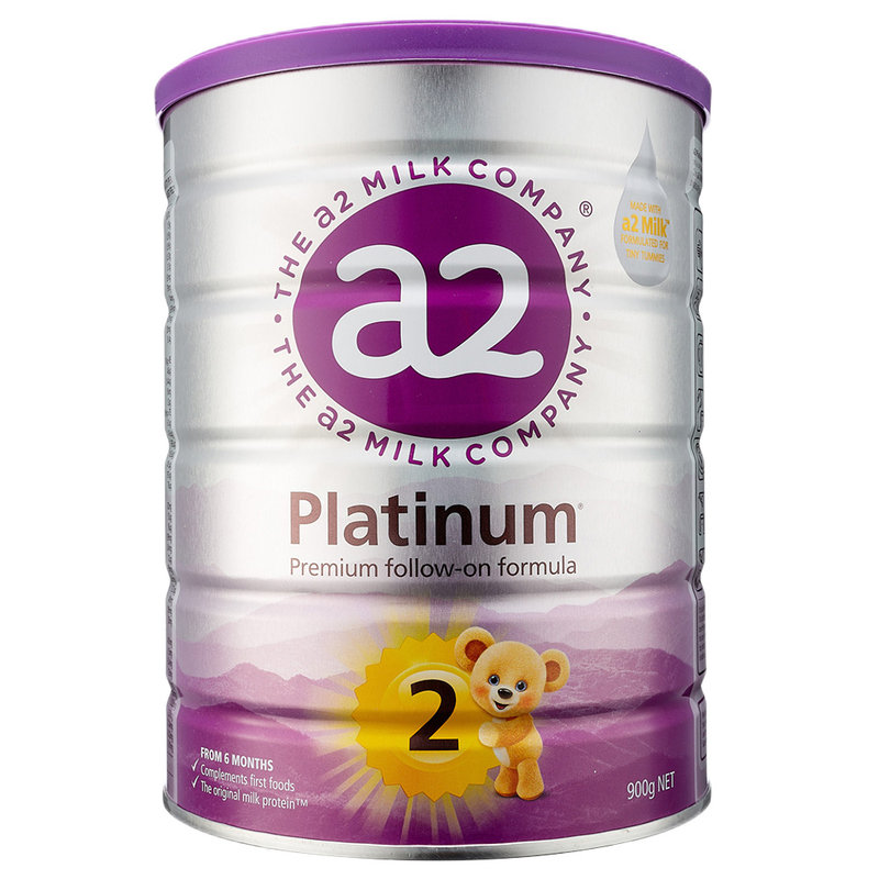 新西兰 A2 Platinum 白金婴幼儿奶粉2段 900g 适合6-12个月 （新版）
